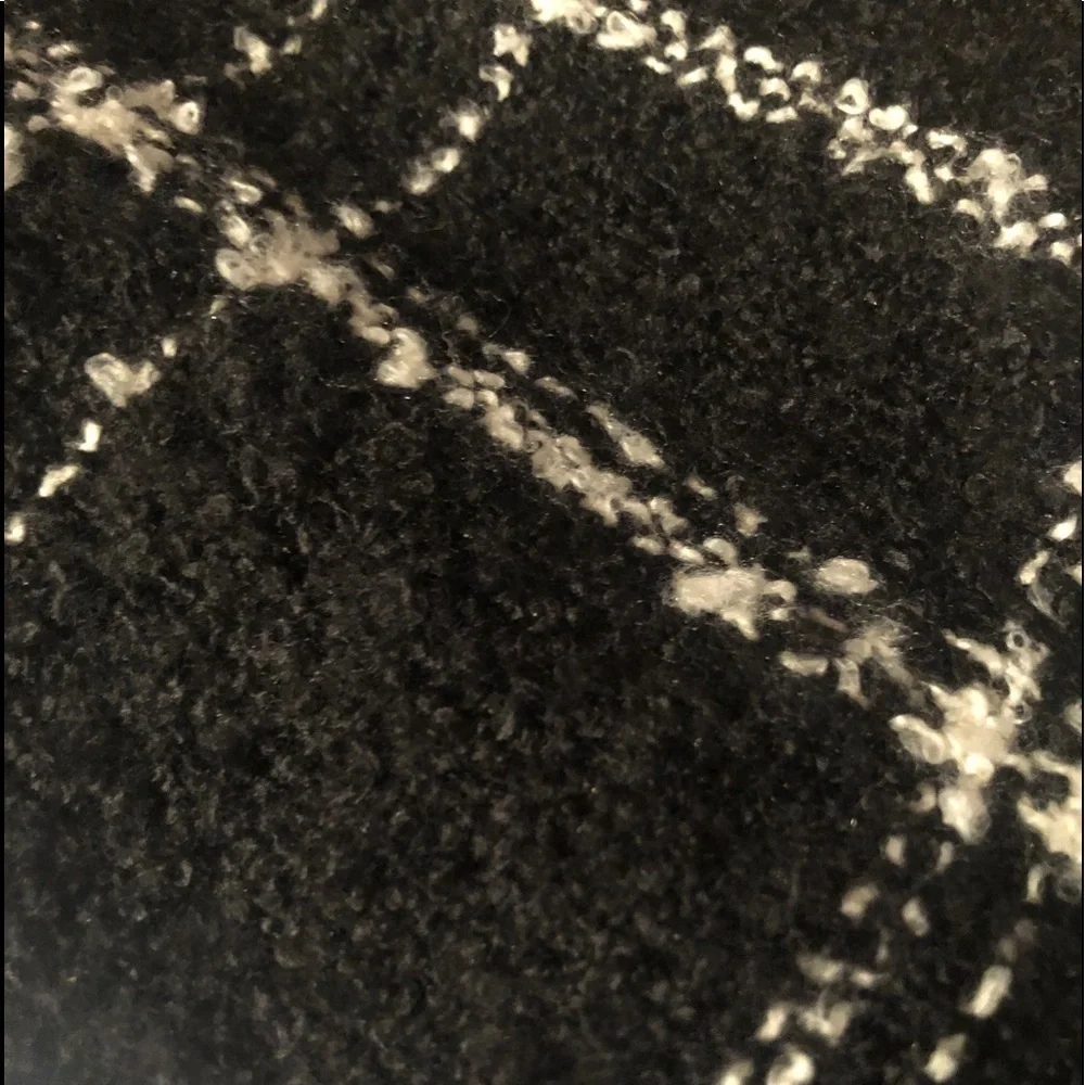 Time and Tru | Accessories | Nwt Time And Tru Black White Window Pane ...